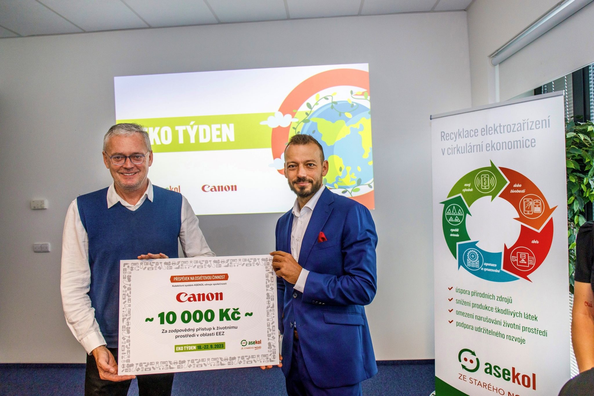 ASEKOL » ASEKOL and CANON CZ celebrate the success of ECO WEEK: CANON ...